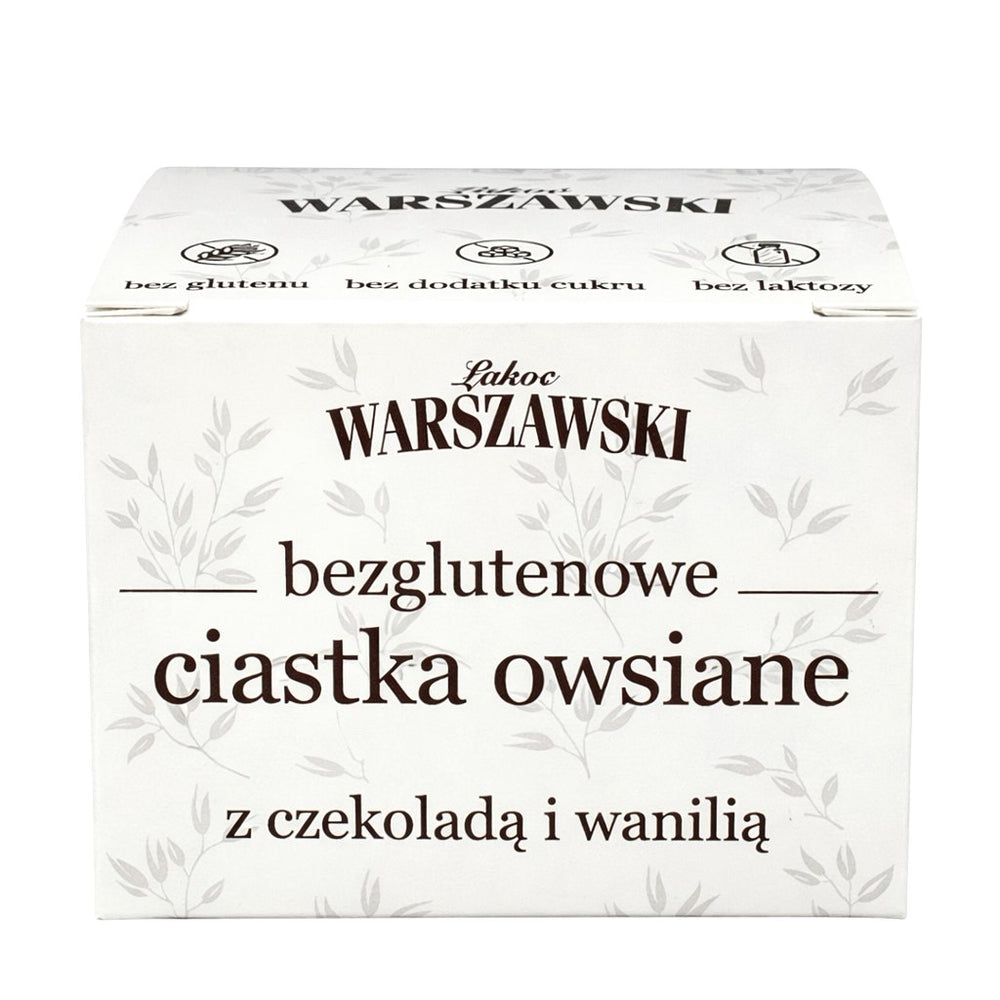 Varsovan gluteenittomat kaurakeksit - Suklaa & Vanilja 150g – Nutri.se