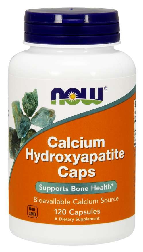 Calcium Hydroxyapatite 120 kapsler | NOW Foods | Nutri.se